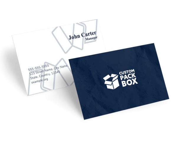 Order Printed Custom Business Cards Online | Custom Pack Box