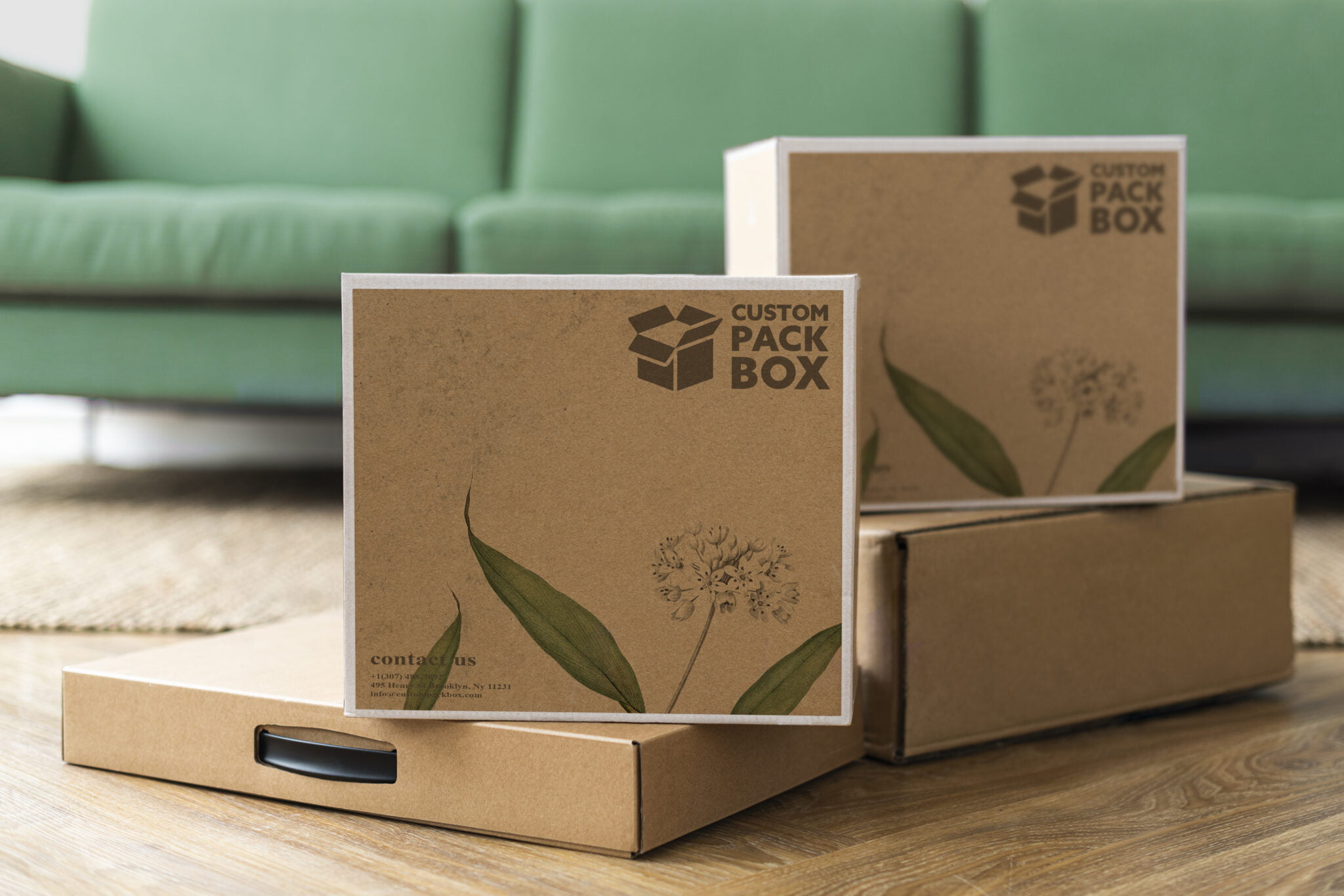 Custom Size Corrugated Boxes | Corrugated Boxes | Custom Pack Box